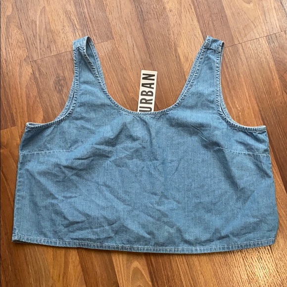 Urban Outfitters | Jeans | Nwt Urban Outfitters Denim Crop Tank | Poshmark